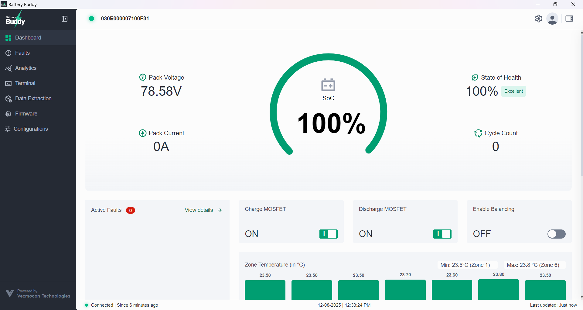 Dashboard - Vecmocon